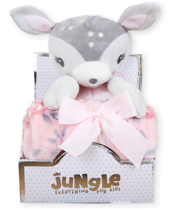 Jungle ćebe sa igračkom za bebe Lane Roze 31002212