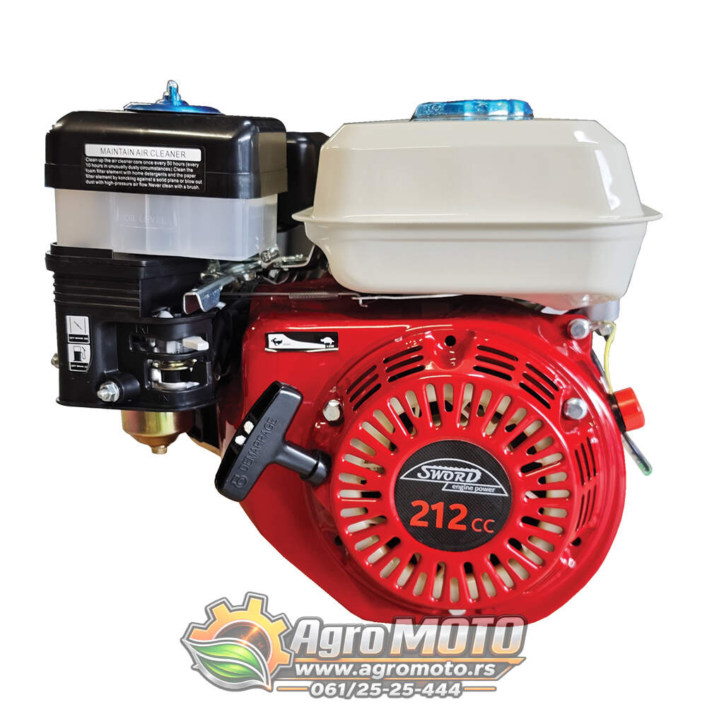 Motor ugradni Sword 212cm³ 7,5 KS fi 20x53mm sa uljanim vazdušnim filterom