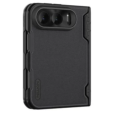 IPHONE DUO NILLKIN SUPER FROSTED SHIELD FOLD MASKA - CRNA