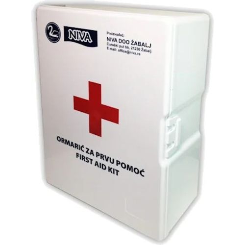 Niva TS-3 zidni ormarić za prvu pomoć sa punjenjem, za do 20 zaposlenih