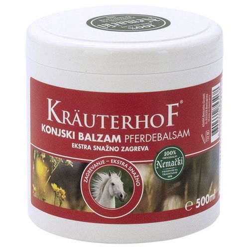Krauterhof Konjski Balzam Sa Efektom Toplote Ekstra Jak 500 ml