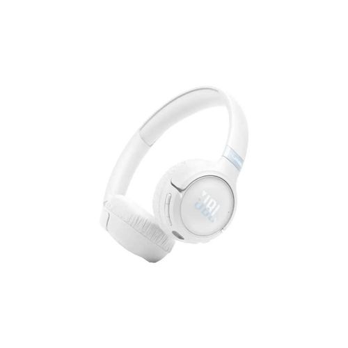 JBL Tune 680NC bežične on-ear slušalice adaptivni ANC 76h Bluetooth 6.0 bela