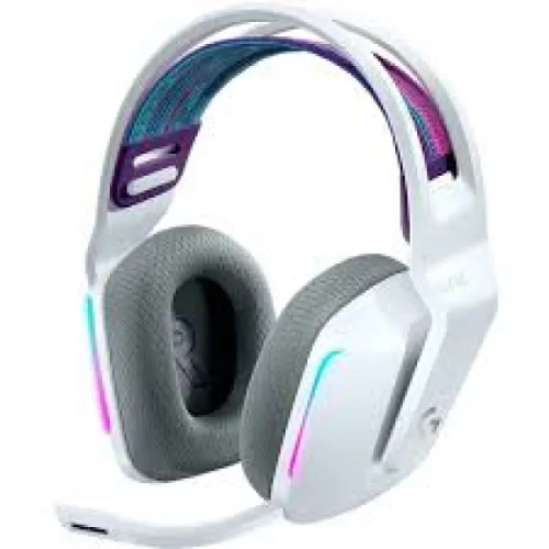 LOGITECH Bežične gejmerske slušalice G733 LIGHTSPEED WIRELESS RGB (Bele)
