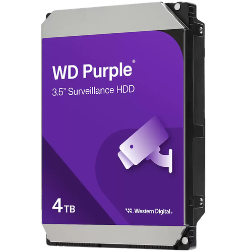 Western Digital Purple WD44PURZ hard disk 4TB 3.5" SATA III 128MB