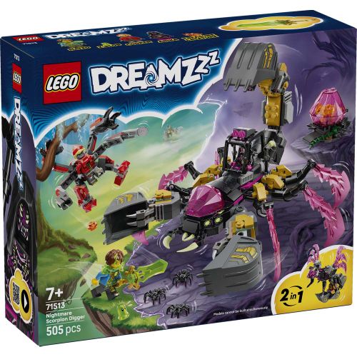 LEGO DREAMZZZ Košmarni škorpion kopač 71513