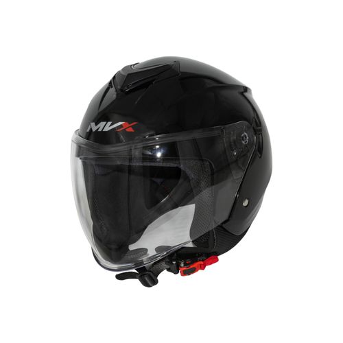 MVX 852 Jet kaciga za motor, crna, veličina L