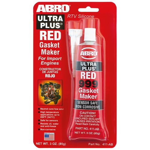 ABRO silikonski hermetik crveni, do 343 °C, 85 g