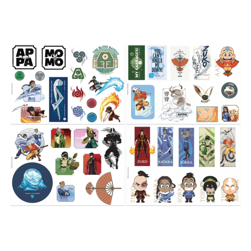 Avatar The Last Airbender nalepnice za laptop i konzolu, vinil