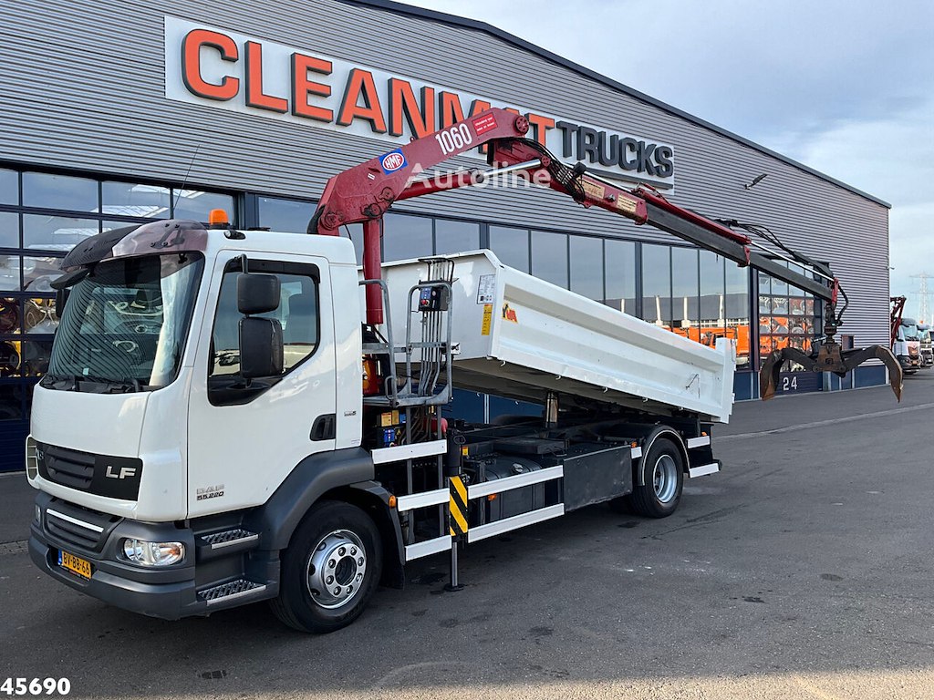 DAF FA 55 LF 220 HMF 10 Tonmeter laadkraan Just 119.287 km! kiper