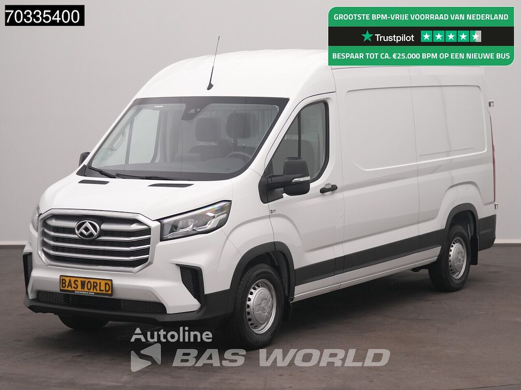 Novi Maxus Deliver 9 Nieuw / New 147PK LED Airco Cruise Parkeersensoren Eur minibus furgon