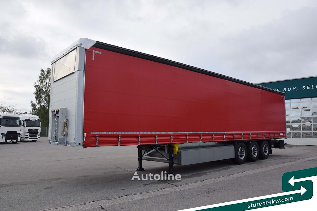 Nova Schmitz Cargobull Hubdach Liftachse Palka LED XL- und Getränkezert. MIETE poluprikolica sa kliznom ceradom