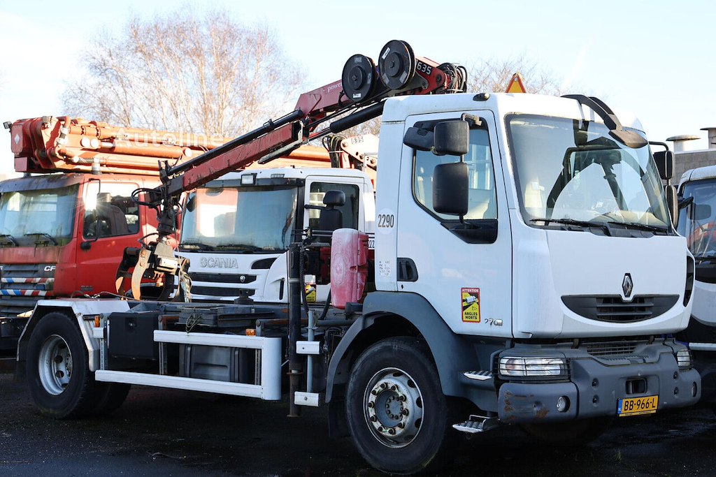 Renault MIDLUM 270.16 HMF 635 K2 KRAAN kamion šasija