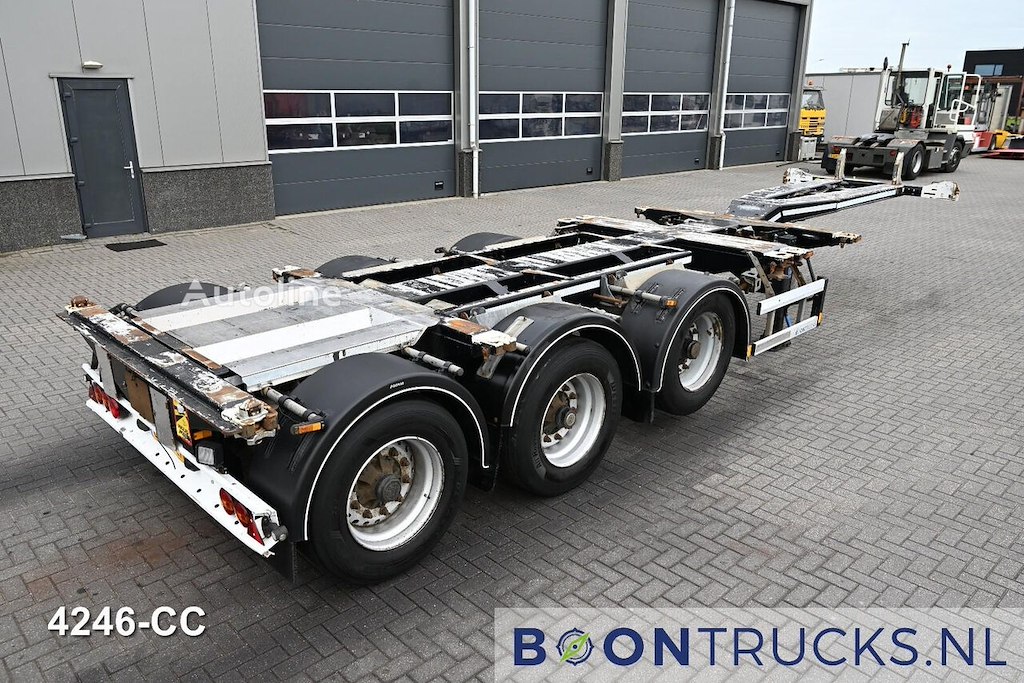 D-Tec FLEXITRAILER HD | 2x20-30-40-45ft HC * 3x EXTENDABLE * ADR EX/II poluprikolica za prevoz kontejnera