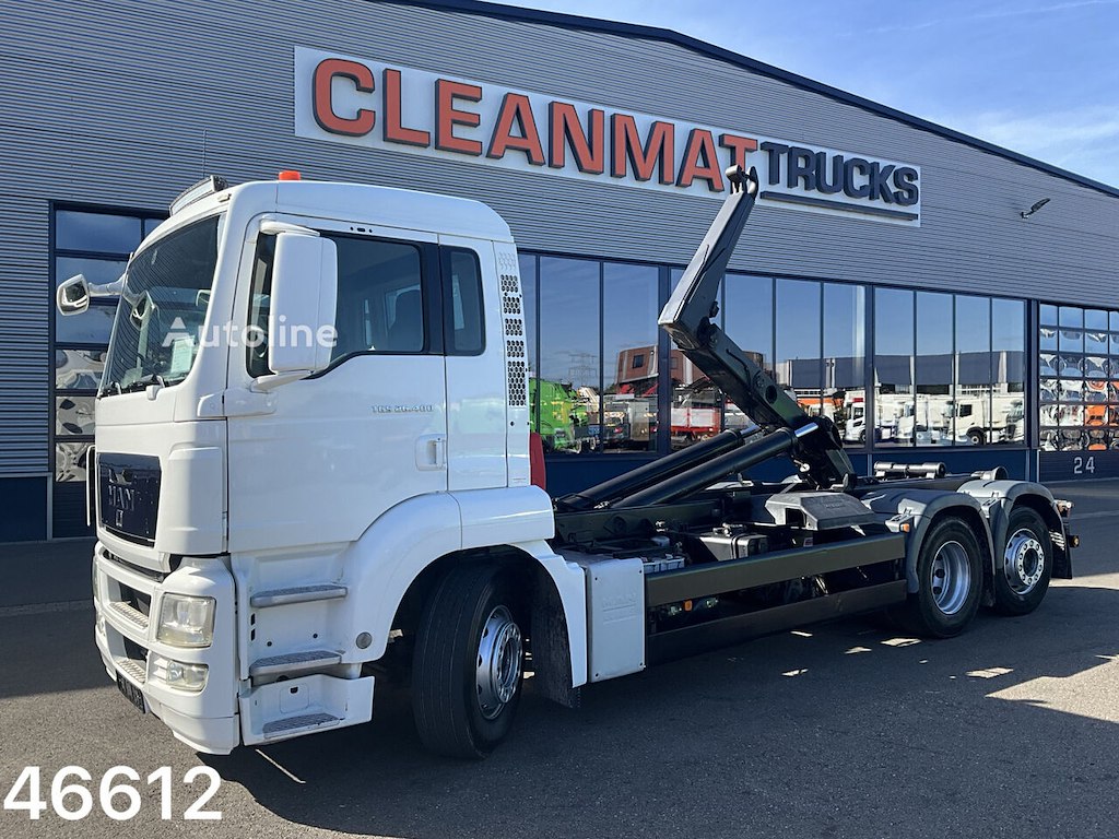 MAN TGS 26.400 Euro 5 Meiller 20 Ton haakarmsysteem kamion rol kiper
