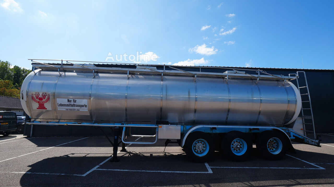 Pacton 3 axle food tank trailer 30.000ltr cisterna za prevoz hrane