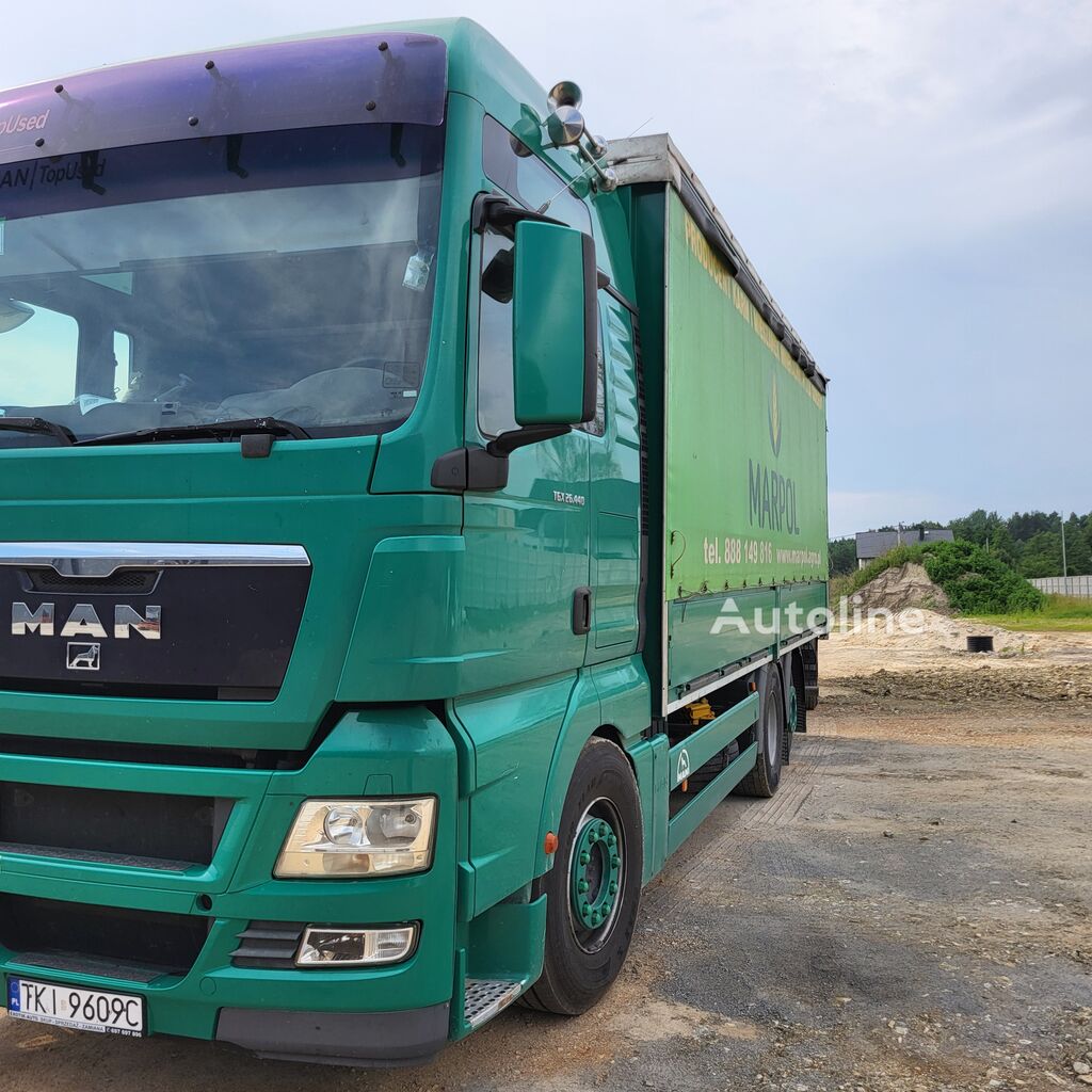 MAN TGX 26.440 kamion sa klizna zavesa cerada + prikolica sa kliznom ceradom