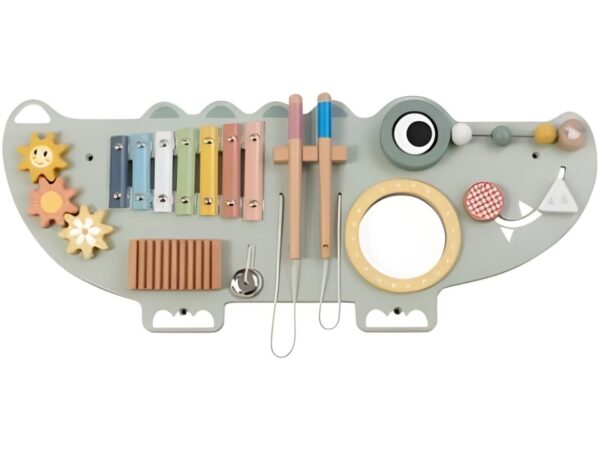 Tooky Toy drvena muzička tabla Krokodil