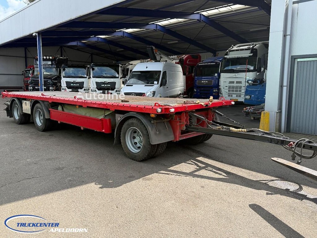 Fliegl DPS 300 2016 BPW, Drum brakes prikolica sa ravnom platformom