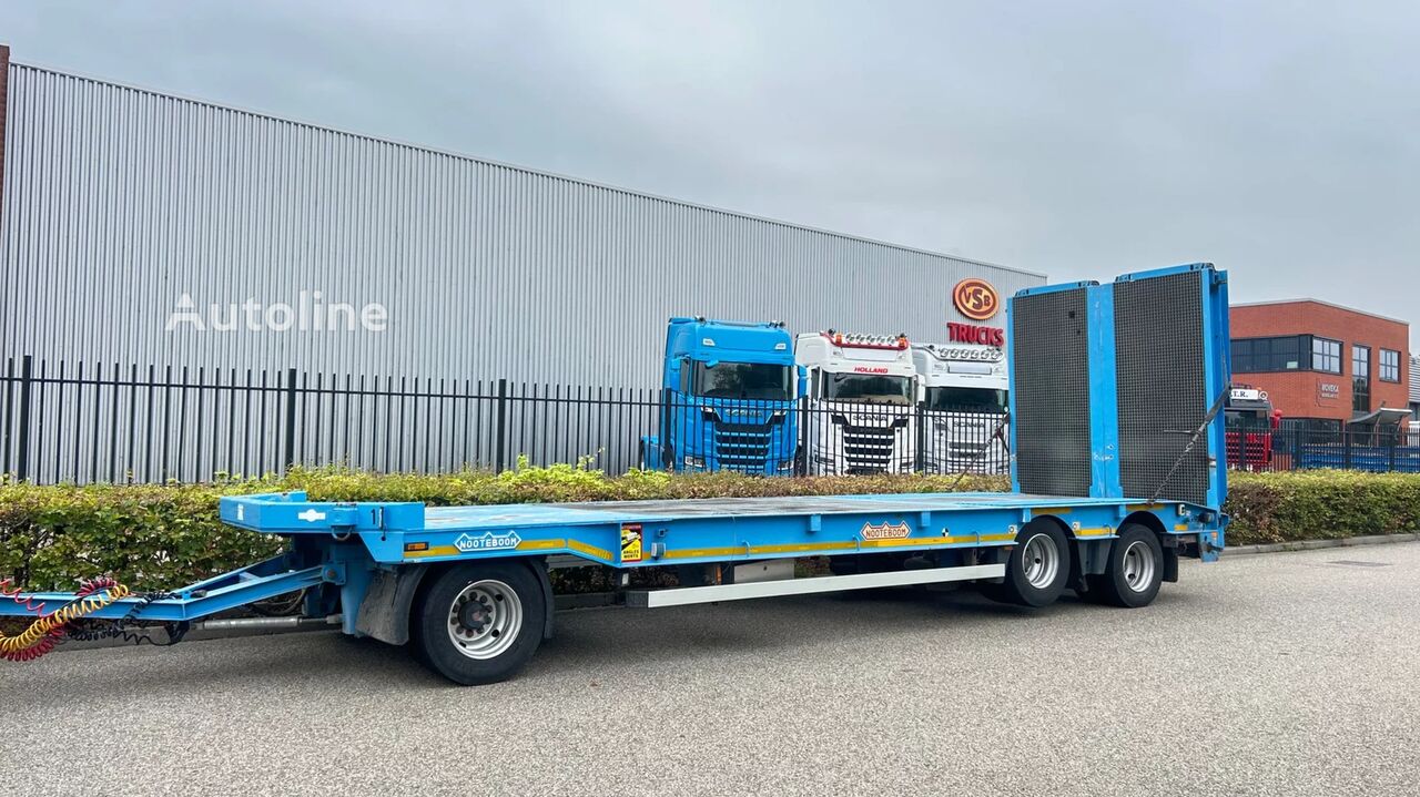 Nooteboom 3 asser | hydraulische bruggen | 30 ton | lift as | prikolica sa niskom platformom