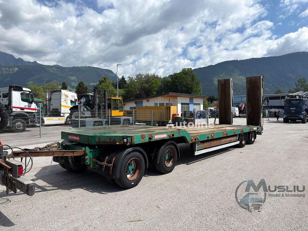 Schwarzmüller Feitzinger VTS 400 4 Achs Tieflader Doppelrampen prikolica sa niskom platformom