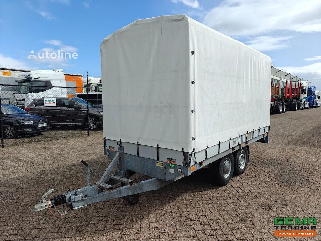 Saris P2000 2-Axle Trailer - Curtain Box 3.6m - Galvanized - 1380KG Lo prikolica sa ceradom