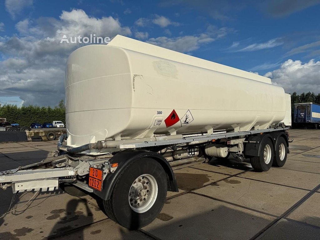 Tank HMK TP-240 3 AXLE + BPW + 27.000 LITER TANK + 5 COMPARTIMENTS prikolica cisterna za gorivo
