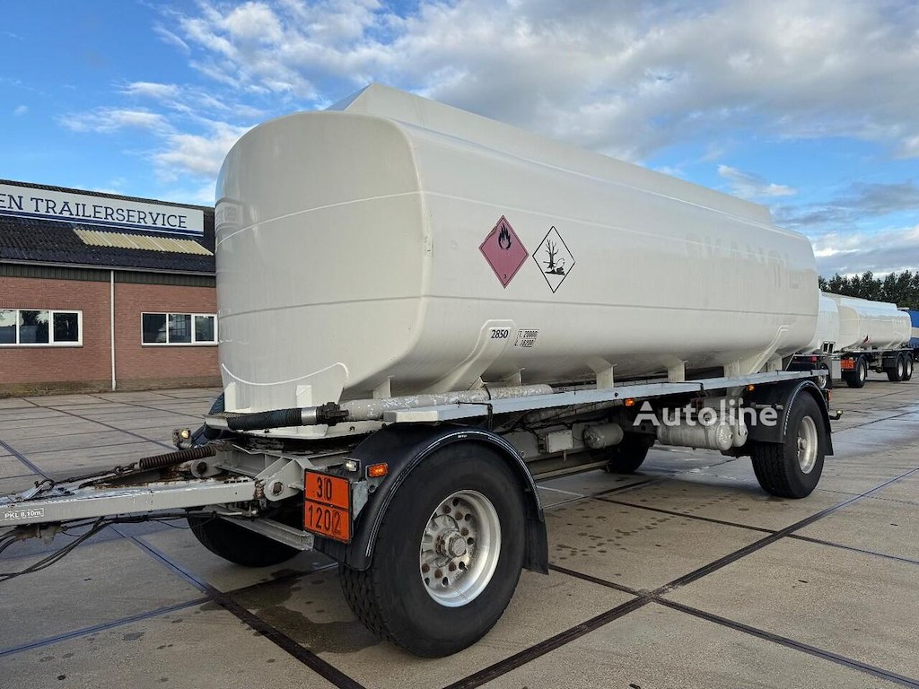 Tank HMK TP 2 AXLE + BPW AXLE + 22.000 LITER TANK + 4 COMPARTIMENTS prikolica cisterna za gorivo