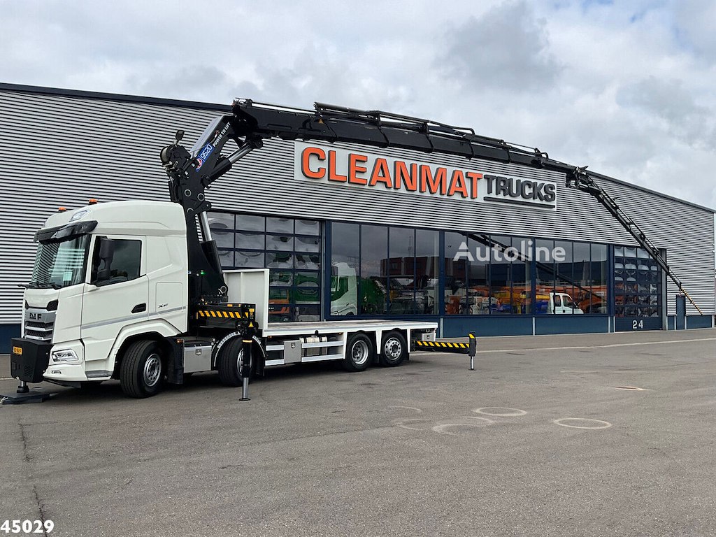 DAF FAX XF 530 Euro 6 HMF 95 Tonmeter laadkraan + Fly-Jib NEW & UNUS kamion platforma