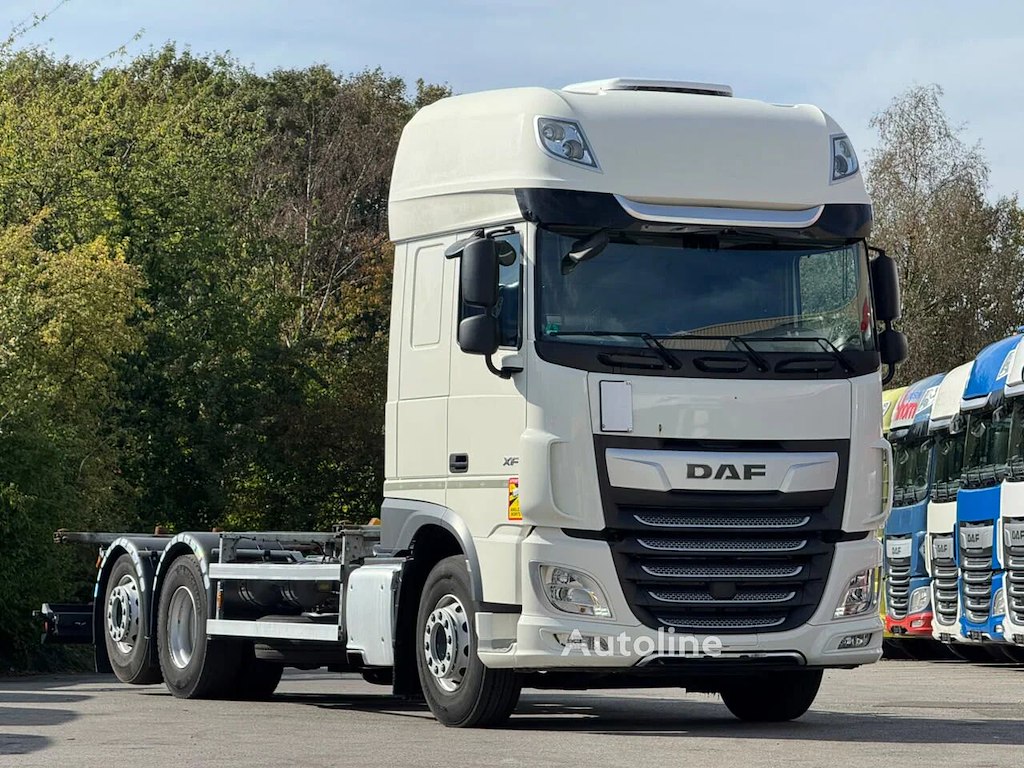 DAF XF 480 BDF FAN SSC, ACC, AHK, Vollluft vozilo za prevoz kontejnera