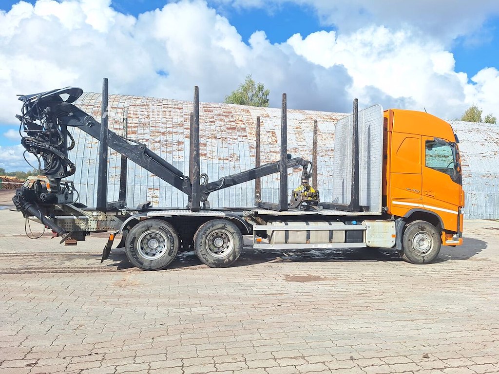 Volvo FH 460 kamion za prevoz drva + šumarska prikolica