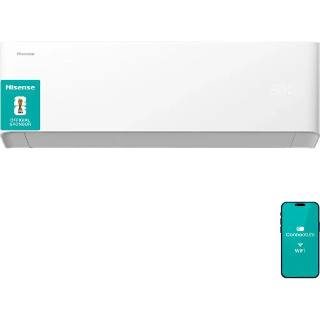 Haјsens inverterski klima uređaј HB70KW0AG, 24000 BTU, Wifi, beli