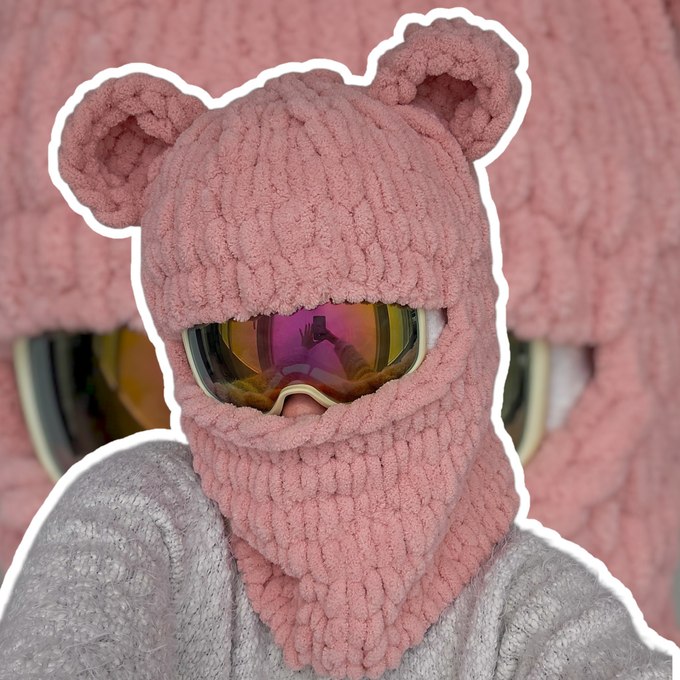 Teddy Ski maska Ski fantomka Ski kapa