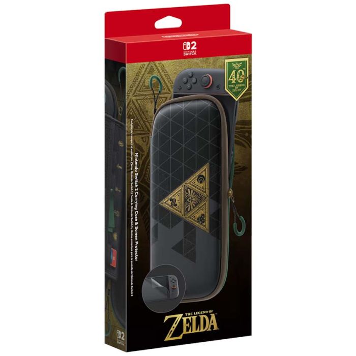 Futrola Nintendo SWITCH 2 + zaštita za staklo - The Legend of Zelda – 40th Anniversary Edition