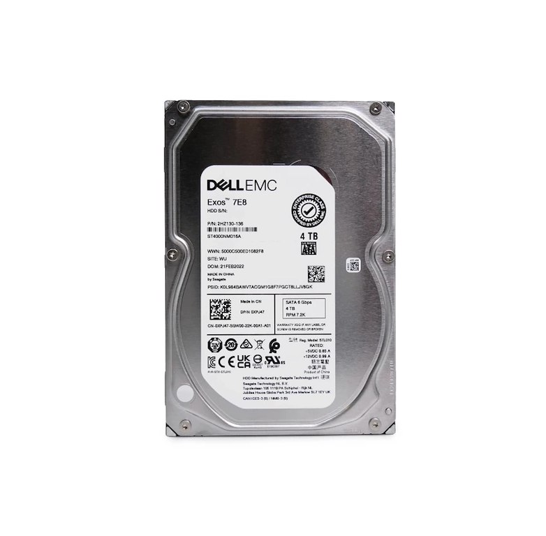 HDD 3.5 * 4TB 7e8 Exos DELL 7200rpm sata3