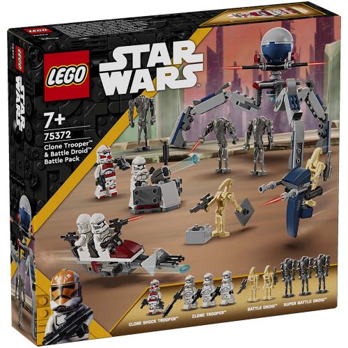 LEGO STAR WARS Klon truper i borbeni droid borbeni paket 75372