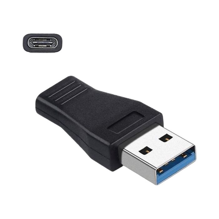 Adapter E-Green USB 3.0 M - USB 3.1 Tip C F Black