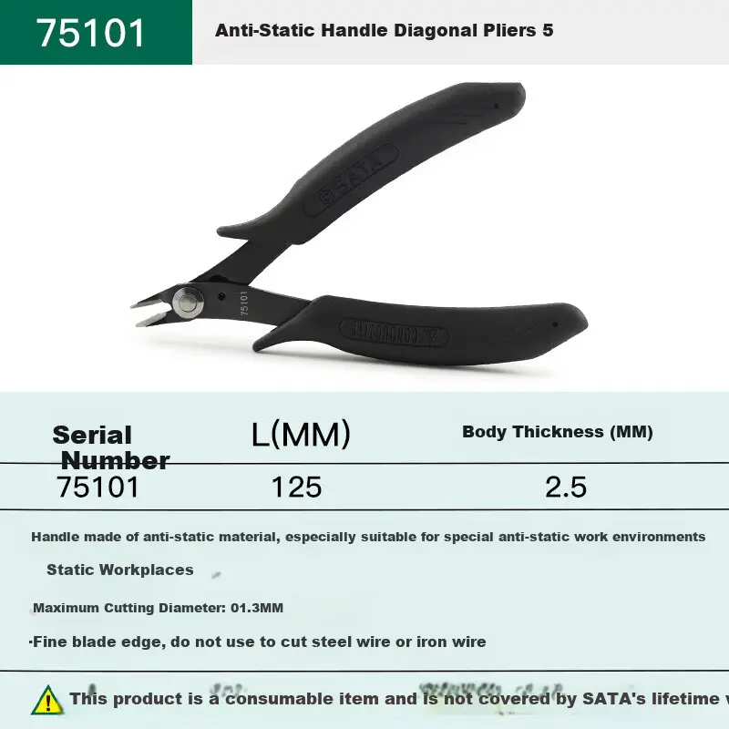 Sata Kosa klešta 75101, 5"