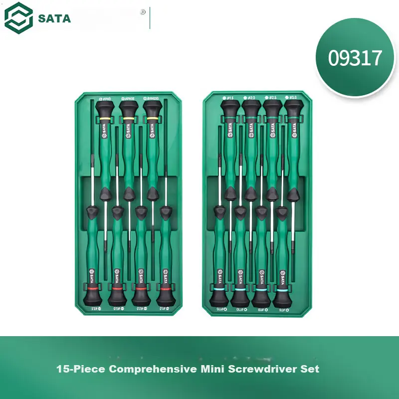 Sata Set preciznih odvijača 09317, 15 komada