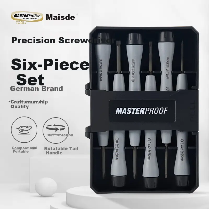 Masterproof Set preciznih odvijača, 6 komada