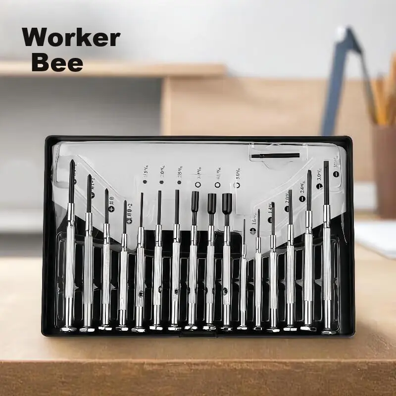 Workerbee Set odvijača za satove, 11 komada