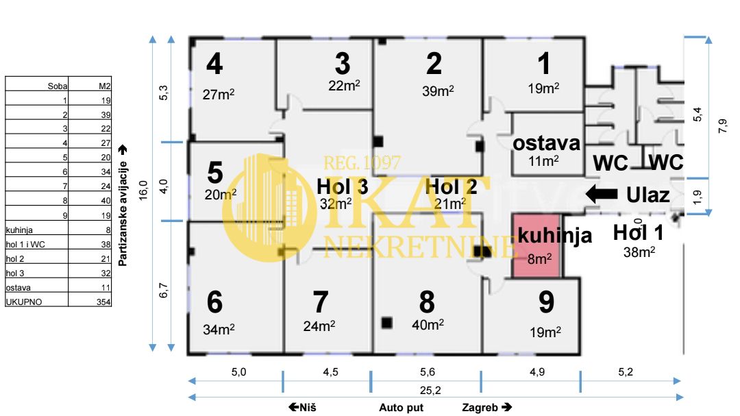 Bežanijska kosa, Poslovni prostor 335m2 ID#5390
4.950 €