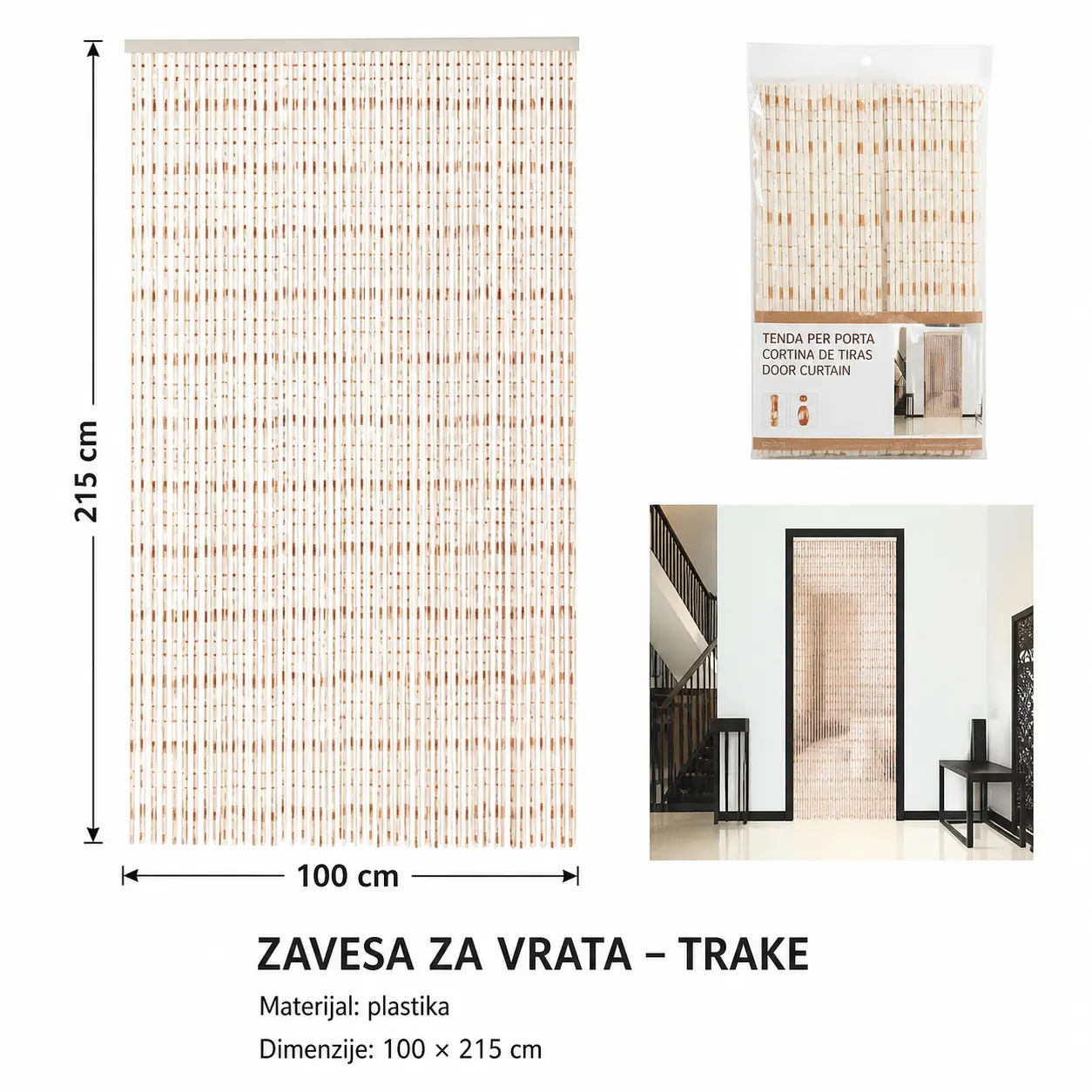 KMT Zavesa za vrata, Šarena