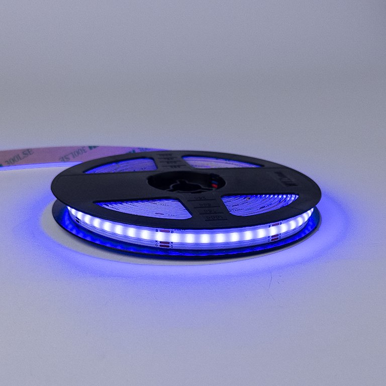 24V, LED TRAKA COB, 15W, RGB, 480 dioda/m IP20