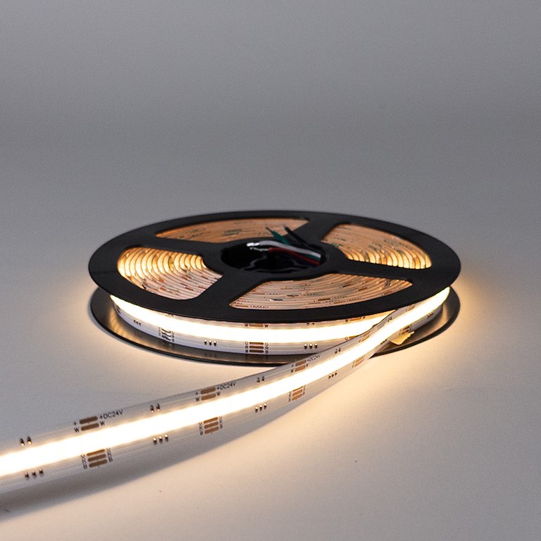 24V, LED TRAKA COB, 22W, RGB+3000K, 896 dioda/m IP20