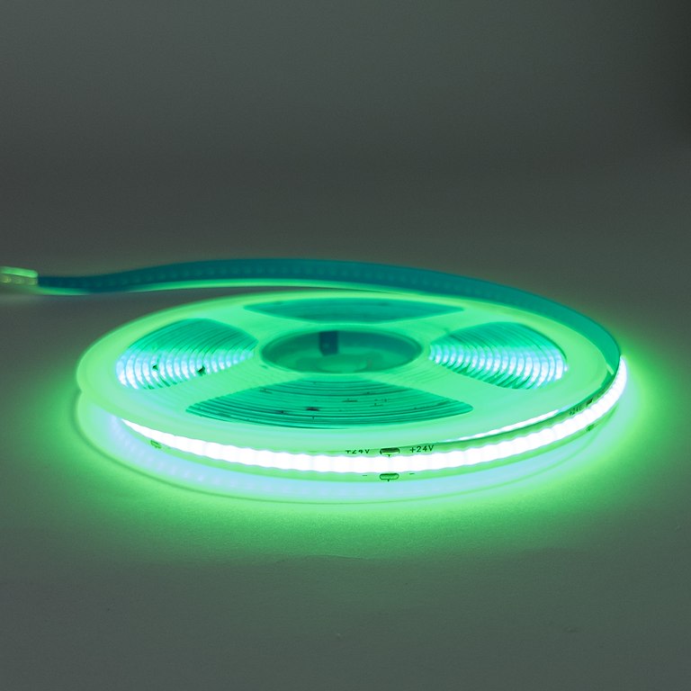 24V, LED TRAKA COB, ZELENA, IP20