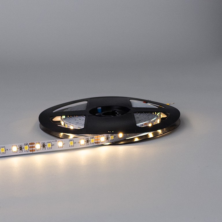 CCT LED traka 12V 10W, podesiva bela 3000–6500K, 2835/120, IP20