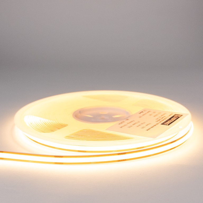 COB LED traka 12W 3000K toplo bela, Free Cut, 24V, ploča 8mm