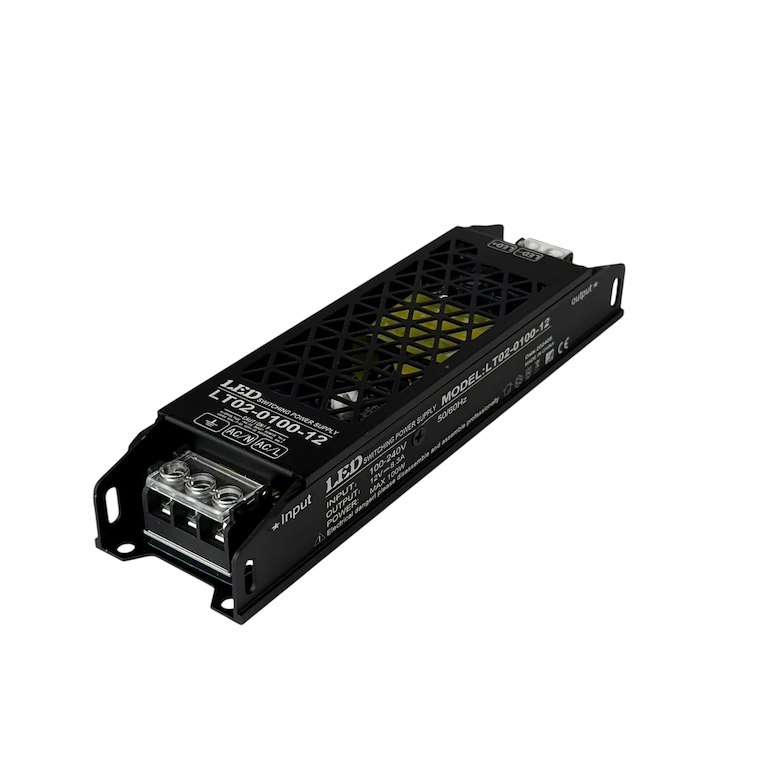 LED napajanje 12V 100W LT02-0100, 8,3 A, IP20