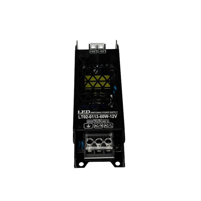 LED napajanje 12V 60W LT02 sa šrafnim stezaljkama