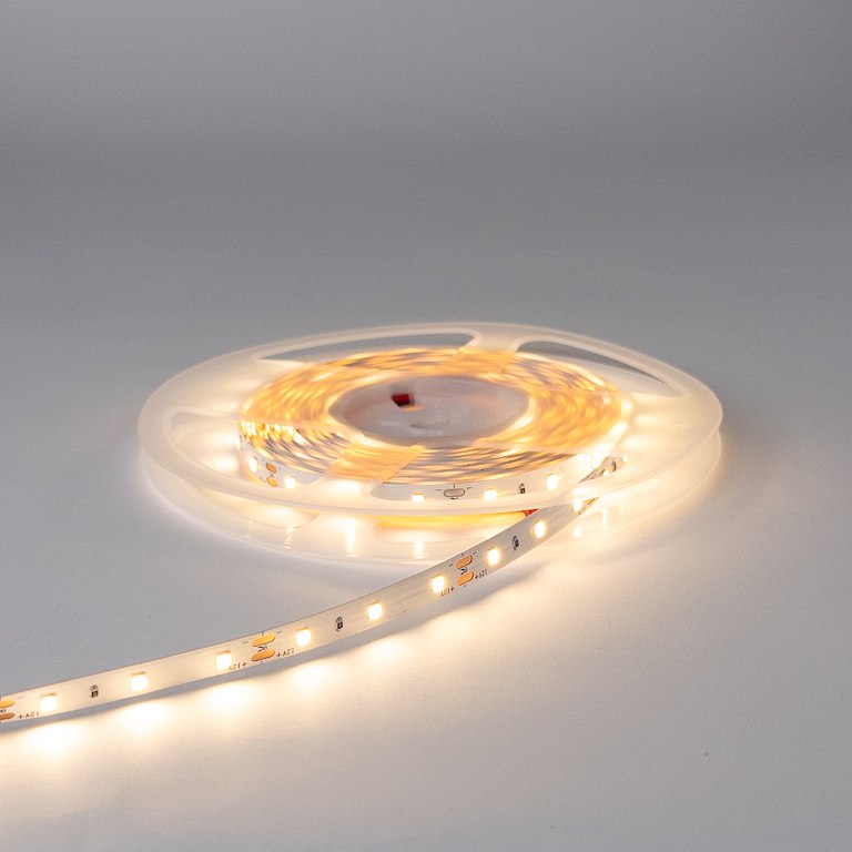 LED traka 12V 3000K 6W, 60 dioda 2835, toplo bela, IP20